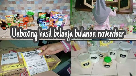 Unboxing Belanja Bulanan November Unboxing Toples Bumbu Dan