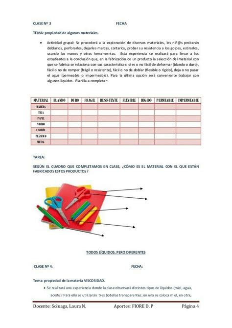 Propiedades De Los Materiales Secuencia Didactica Primaria Como