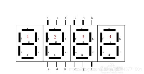 arduino学习笔记01：四位数码管的使用以及相关类库的编写 四位数码管原理图 csdn博客