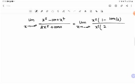 solved calculate the limits in exercises 21 72 algebraically if a limit does not exist say why