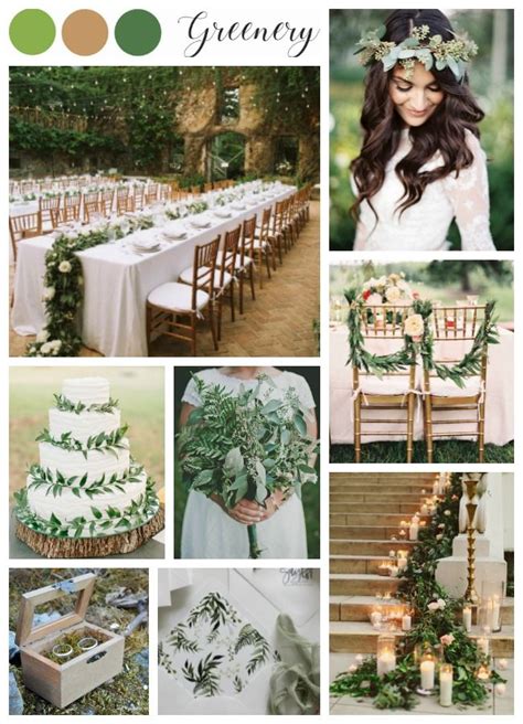 Verde Greenery Para Las Bodas Del 2017 Arorua