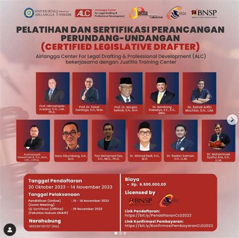 Pelatihan Dan Sertifikasi Perancangan Perundang Undangan Certified