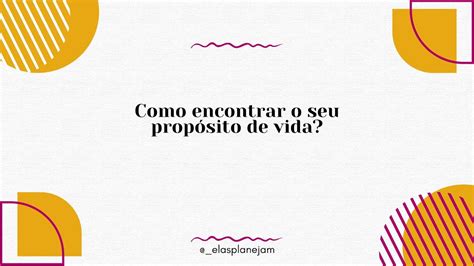 Como encontrar o seu propósito de vida YouTube