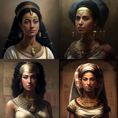 Egyptian Queens Artificial Intelligence AI Egyptian Queen Ancient