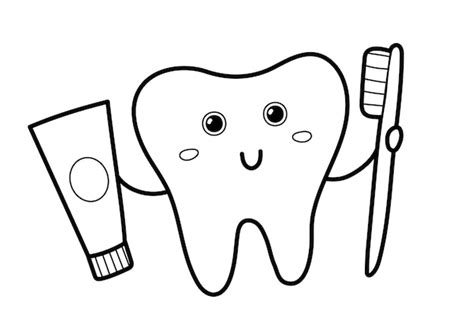 Tooth Clip Art Black And White