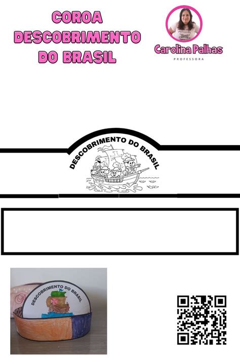 Modelo De Coroa Descobrimento Do Brasil Para Imprimir Colorir E