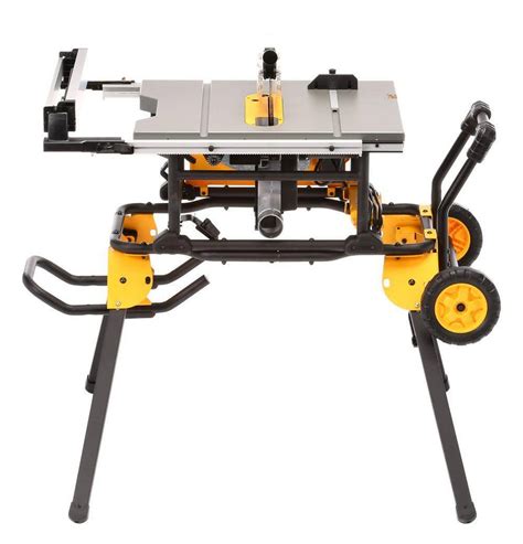 DEWALT 15 Corded 10 In Job Site Table Saw With Rolling Stand