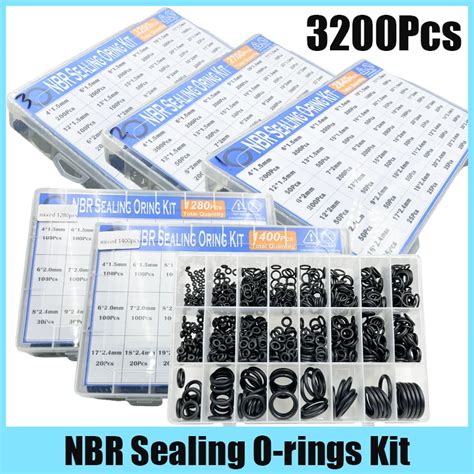 Nitrile O Ring Sealing Washer Universal Car Air Conditioning NBR Rubber
