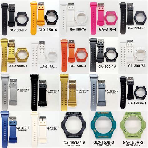CASIO G SHOCK BAND AND BEZEL GA150 GLX150 GA300 GA310 100 ORIGINAL GA