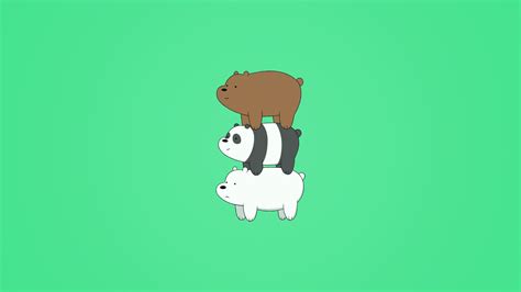 We Bare Bears Aesthetic Desktop Wallpapers Wallpaper Cave