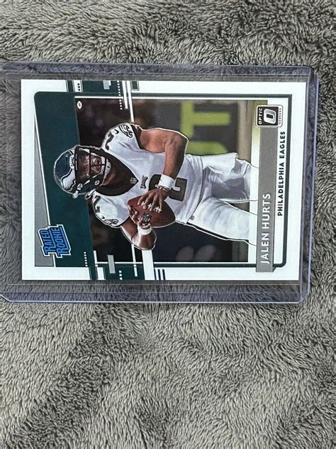 2020 DONRUSS OPTIC JALEN HURTS 164 EAGLES RATED ROOKIE BASE RC EBay