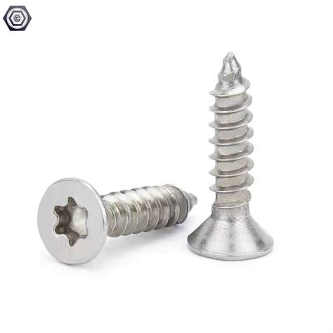Countersunk Torx Self Tapping Screws Stainless Steel 304 316 Flat Head
