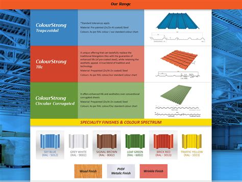 Colour Strong Colour Coated Roofing Sheets
