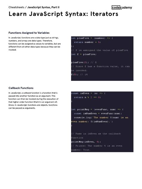 learn javascript syntax iterators pdf