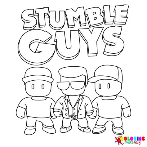 22 páginas para colorear de Stumble Guys ColoringPagesOnly