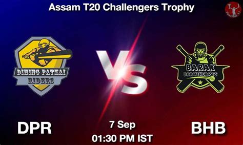 Dpr Vs Bhb Dream Prediction Team Live Cricket Sep