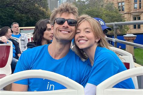 Sydney Sweeney Smiles With Glen Powell While Making Rom Photos