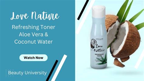 Oriflame Love Nature Refreshing Toner With Aloe Vera Coconut Water