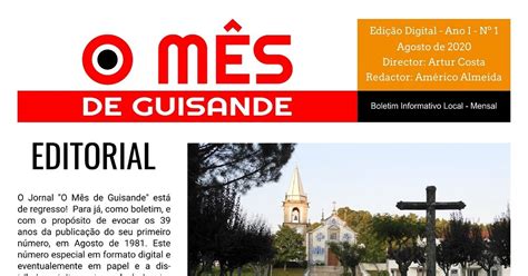 Eu e a minha aldeia de Guisande O Mês de Guisande Edição especial
