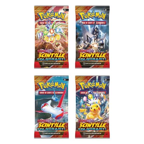 Scintille Folgoranti Booster Box ITA Pokemon Scarlatto Violetto