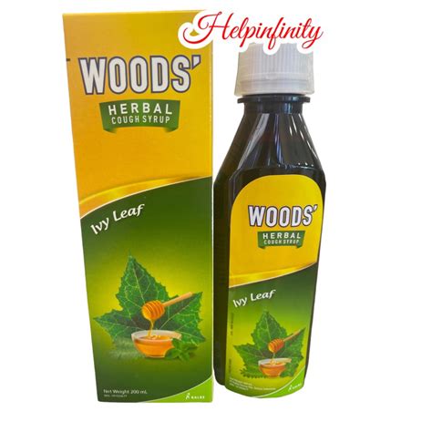Woods Herbal Cough Syrup Ivy Leaf 200ml To Relieve Chesty Cough