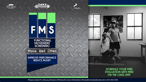 Functional Movement Screen FMS At The Oaks Fitness YouTube