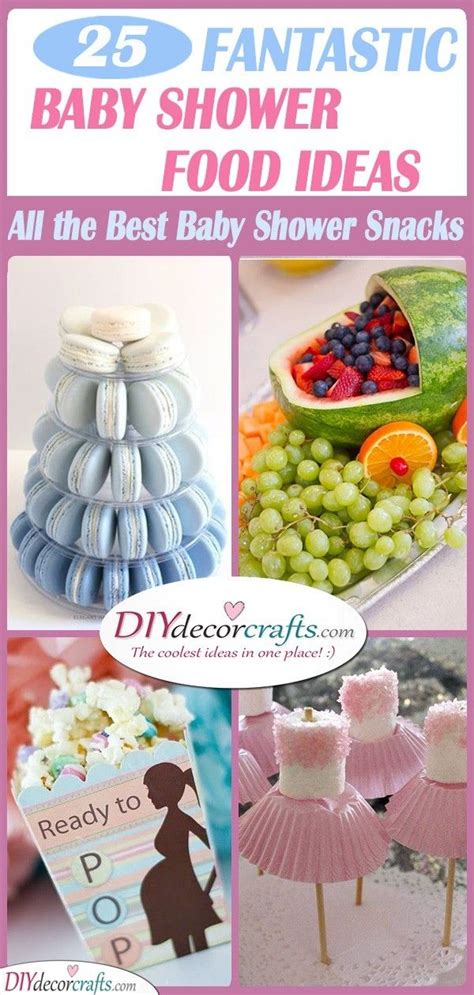 25 FANTASTIC BABY SHOWERS FOOD IDEAS All The Best Baby Shower Snacks