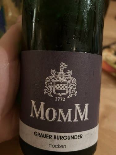 Momm Grauer Burgunder Trocken Vivino US