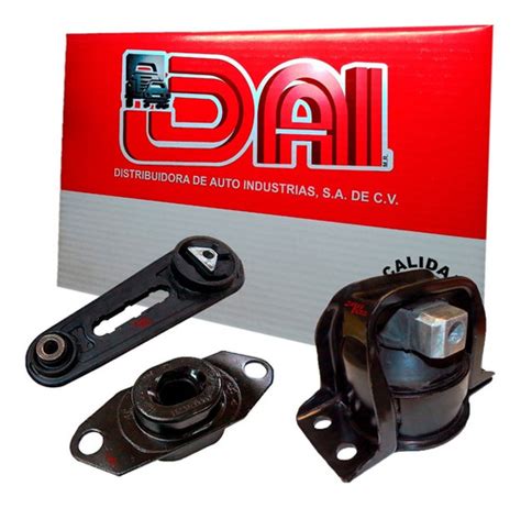 Kit 3 Soportes Motor Y Transm Nissan Tiida 2006 2018 Regalo Meses