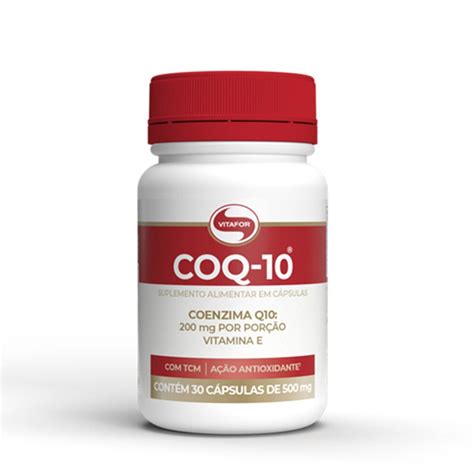 Coenzima Q10 Vitafor 30 Cápsulas Drogaria Net