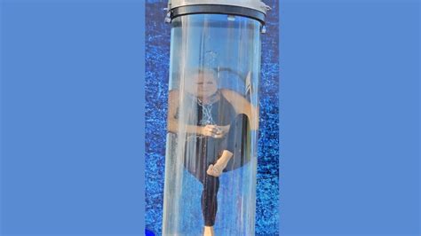 Lady Houdini Kristen Johnson Escape Artist Water Torture Cell Coastal