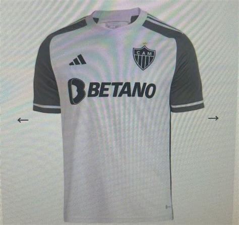 Vaza foto da nova camisa branca do Atlético Esportes Aqui