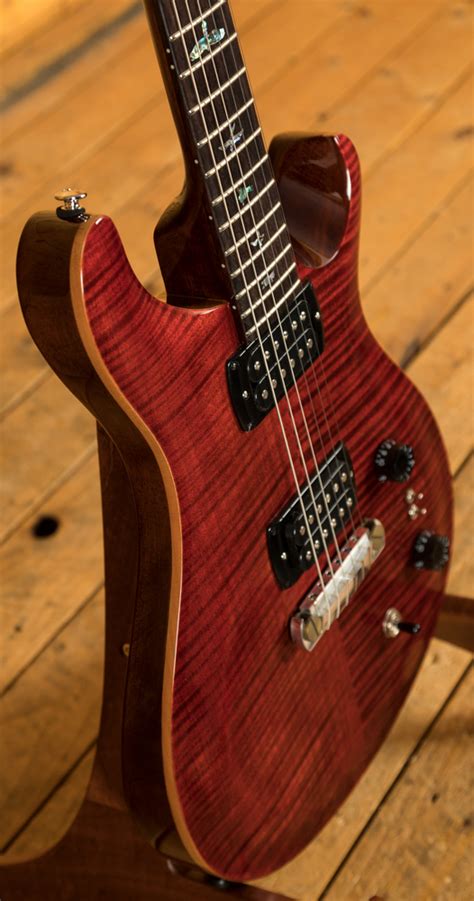 Prs Se Paul S Guitar Fire Red Peach Guitars