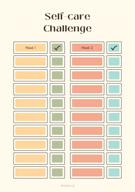 30 Day Self Care Challenge To Start Today Printables And Ideas
