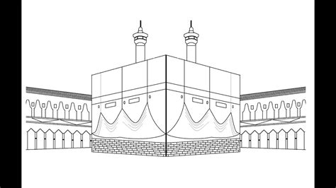 Kaaba Drawing Best Drawing Skill