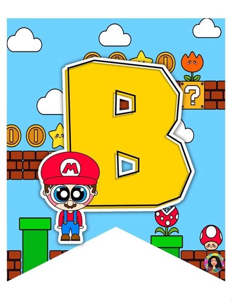 Pin de Karli en Temática Mario Bros Decoracion de mario bros