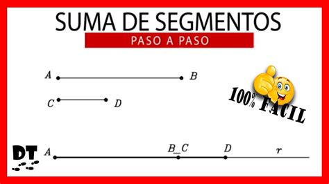 Como Sumar Segmentos Suma De Segmentos Con Comp S En Dibujo T Cnico