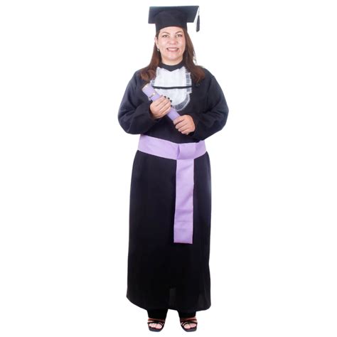 Beca De Formatura Adulto Completo Capelo Faixa E Canudo Toga De