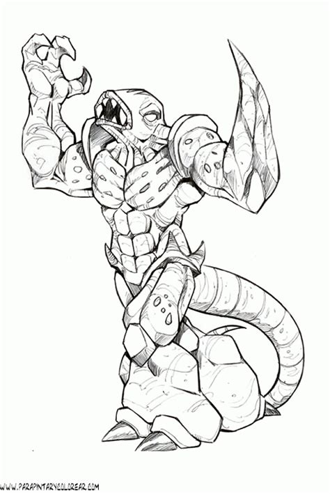 Dibujos Para Colorear De Gormiti 011