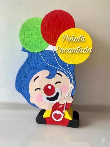 Piñata Plim Plim Payasito Decoración Fiesta Infantil en venta en