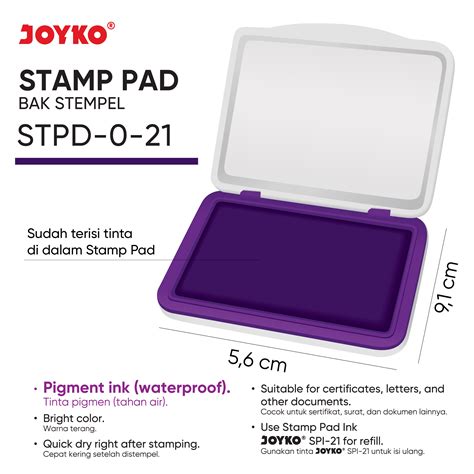 Stamp Pad Ink Tinta Bak Stempel Refill Tinta Stempel Joyko Lazada