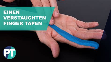 Tape Anleitung Einen Verstauchten Finger Selbst Tapen PhysioTape