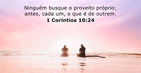 11 de outubro de 2023 Versículo da Bíblia do dia 1 Coríntios 10 24