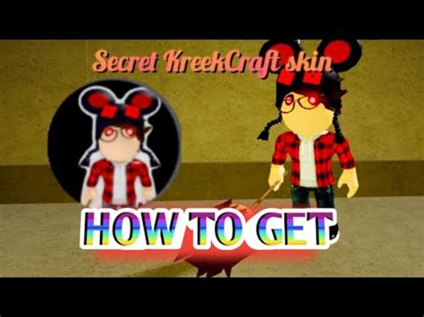 How To Get Secret Kreekcraft Skin In Piggy Fan Mades Maps YouTube
