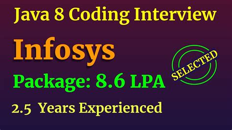 infosys java 8 coding interview question answers youtube