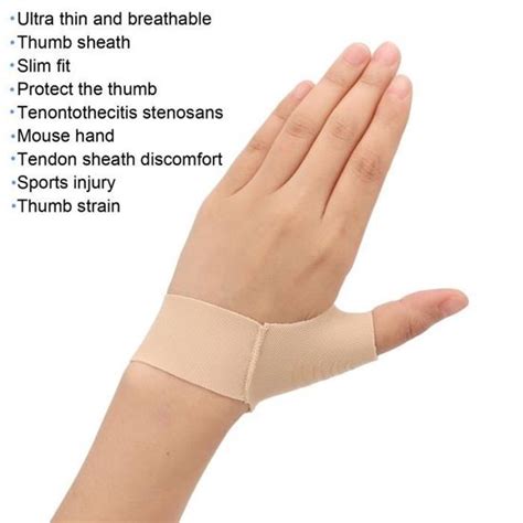 Attelle élastique de soutien du pouce pour l entorse de tendinite de