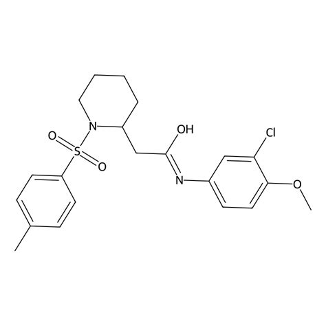 Buy N 3 Chloro 4 Methoxyphenyl 2 1 Tosylpiperidin 2 Yl Acetamide