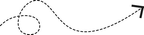 flecha de línea discontinua 9836798 PNG