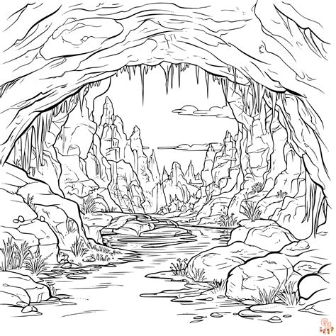 P Ginas Para Colorir De Cavernas Para Impress O Gr Tis Para Crian As E