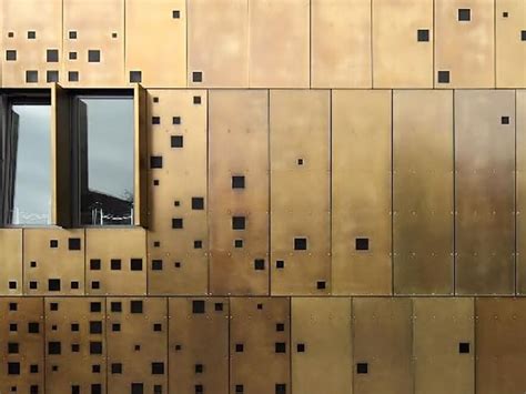 TECU Design Punch Metal Perforated And Embossed Sheet For Facade By